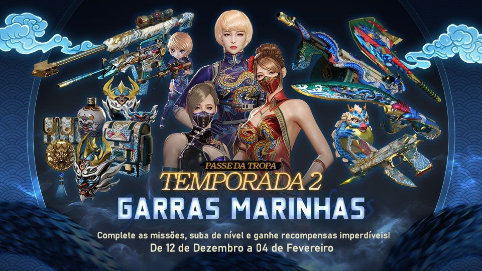 Passe da Tropa - Temporada 2: Garras Marinhas - De 12 de Dezembro a 04 ...
